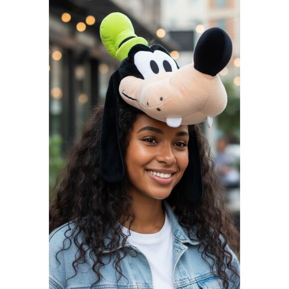 Disney | Accessories | Vintage Walt Disney World Plush Goofy 3d Hat ...